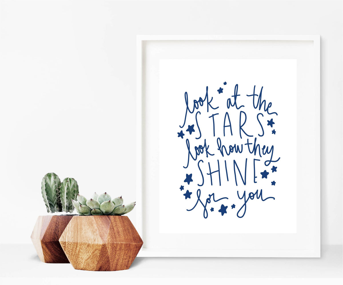 [PRINTABLE] Look at the Stars Digital Download Art Print – Signet ...
