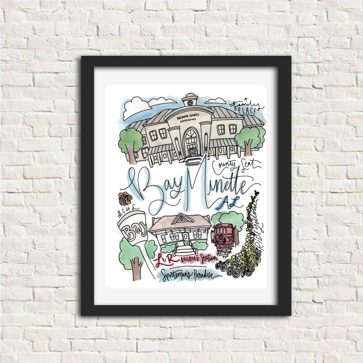 Bay Minette, Alabama Print – Signet Sealed Store